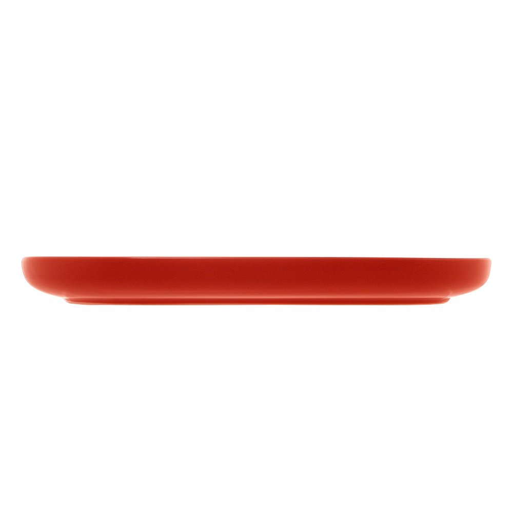 Travessa Cerâmica Oval Nórdica Vermelho - Bon Gourmet